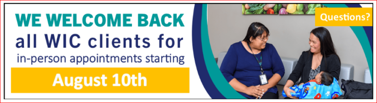 Welcome Back to WIC – Western UP Health Department